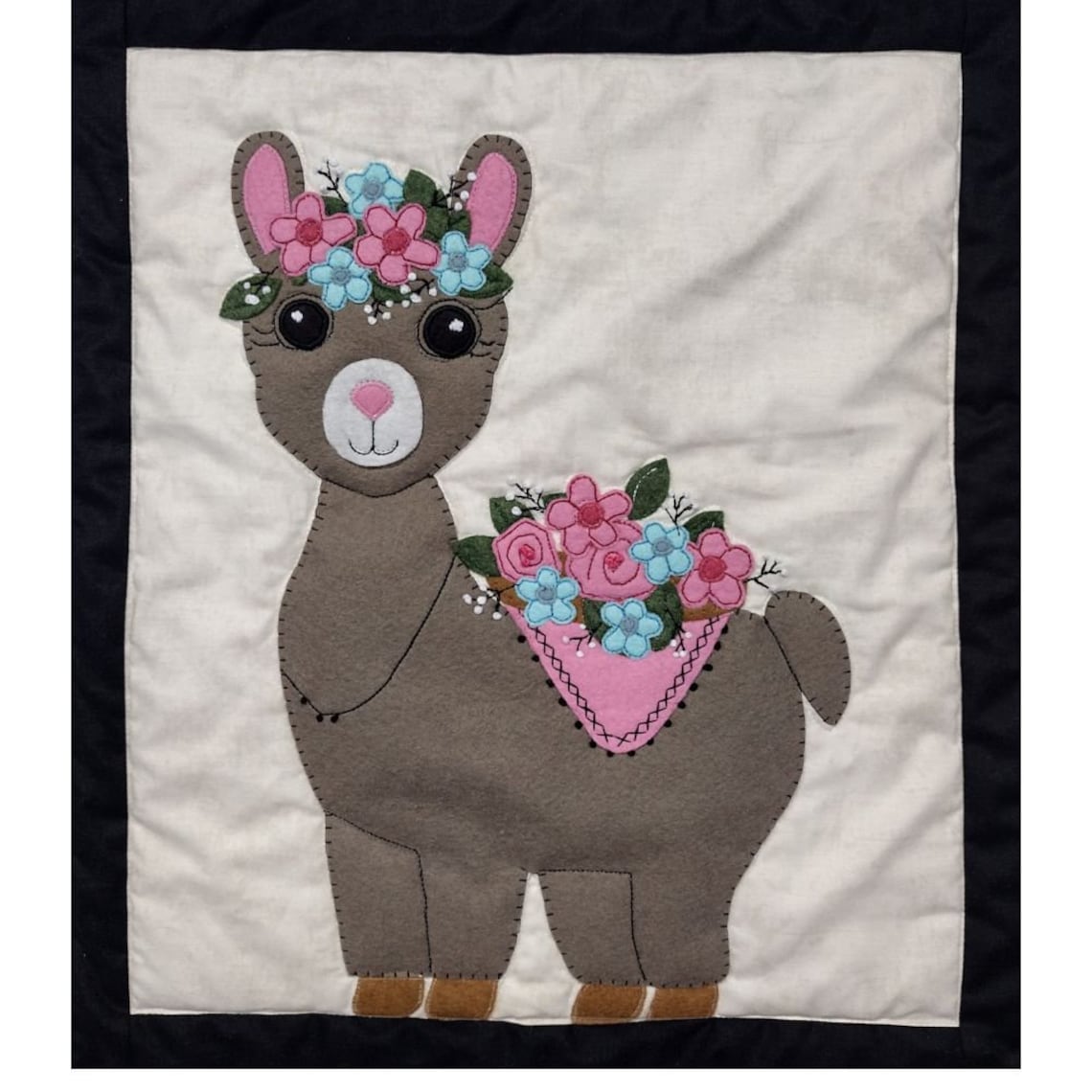 Llama Wall Quilt Pattern, Animal Quilt, Quilting for Beginners, DIY ...