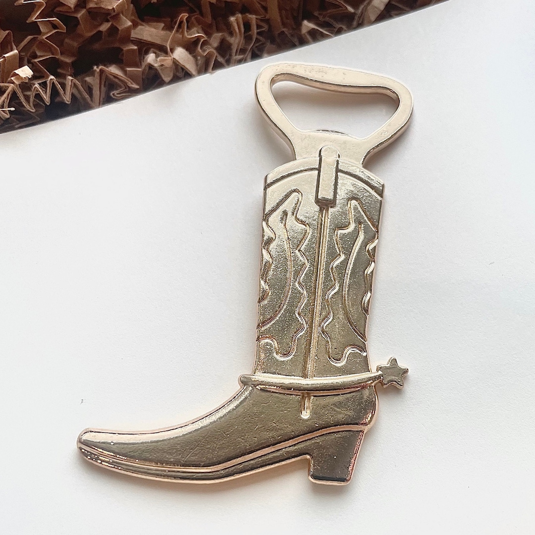 Cowboy Boot Bottle Opener: Western Wedding Favor - Etsy