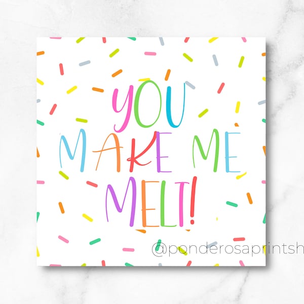 You Make Me Melt - Etsy