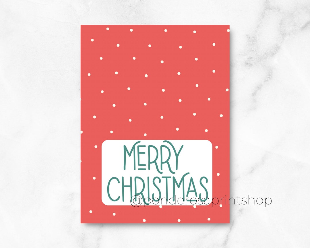 Christmas Bag Toppers: Printable Cookie Tags (PDF Download) - Etsy