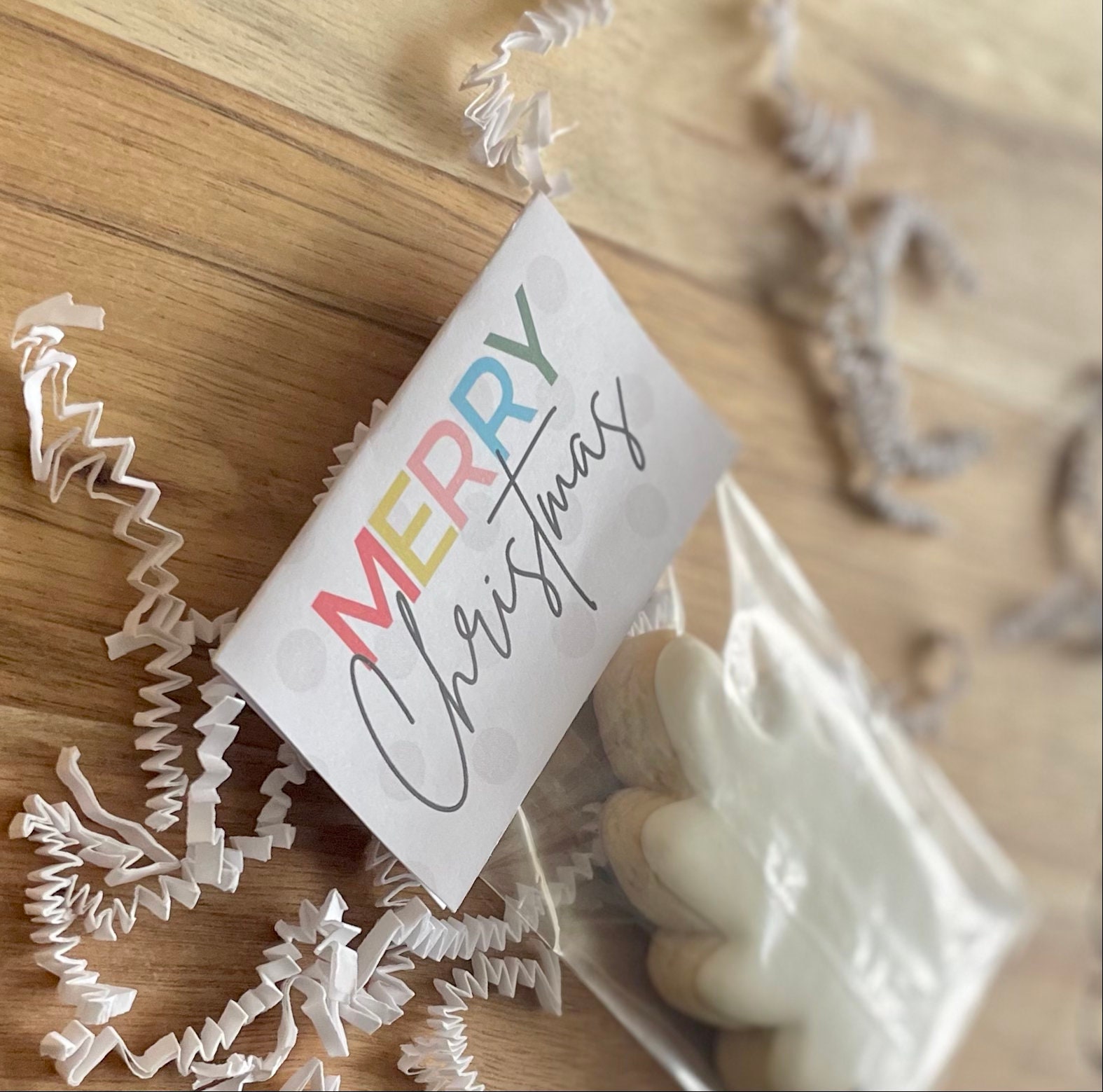 Merry and Bright Christmas Bag Toppers 3.5 X 4 - Etsy