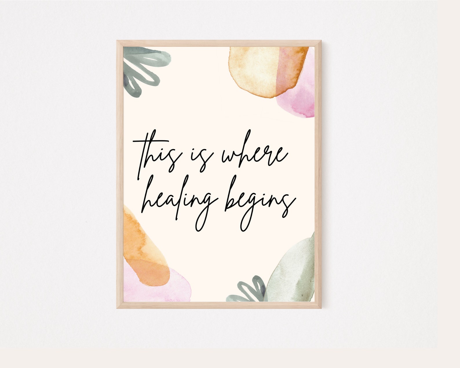 Therapy Counselor Office Wall Art Digital Print Psychologist - Etsy