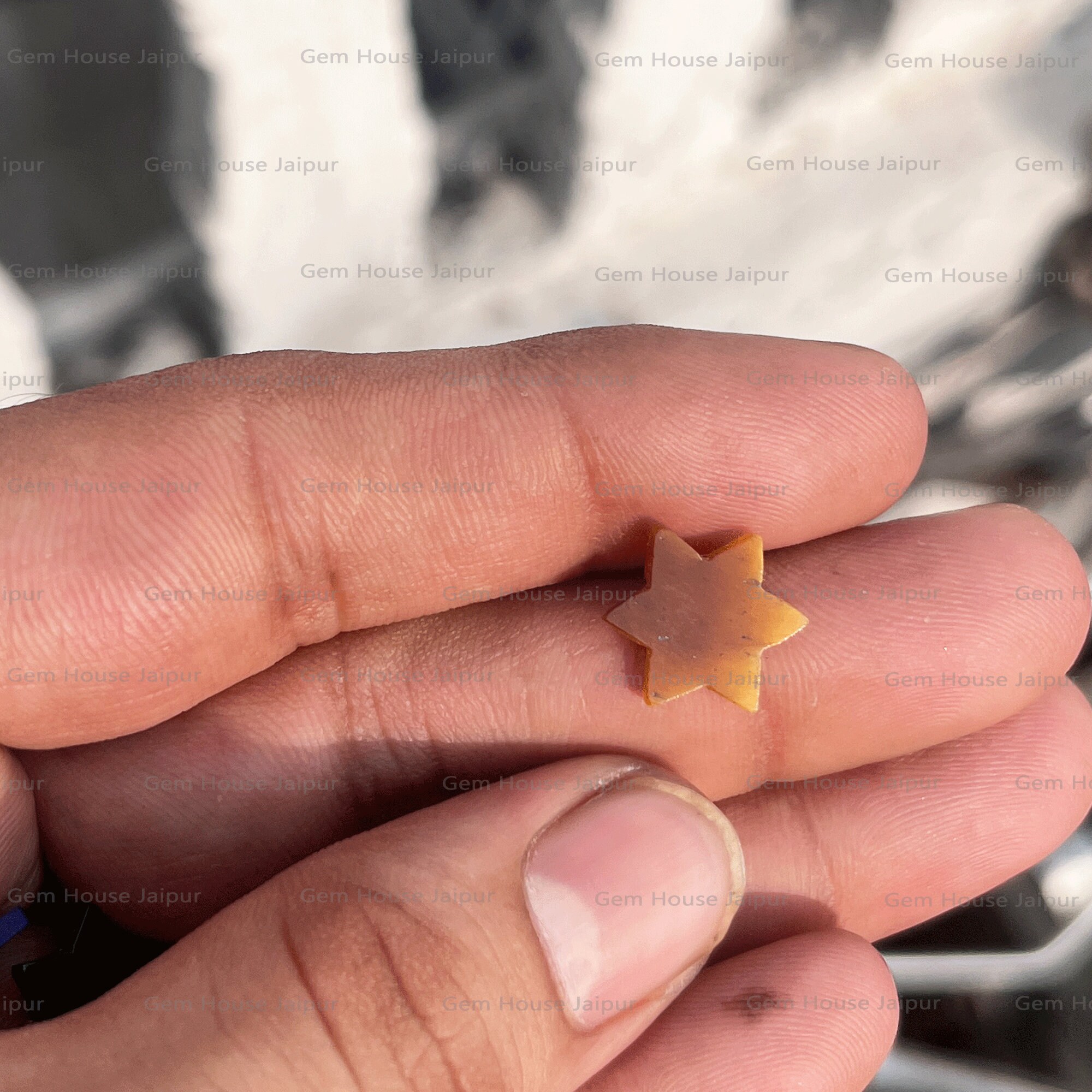Natural Star Shape Flat Gemstones for Jewelry Making, Lapis Lazuli ...