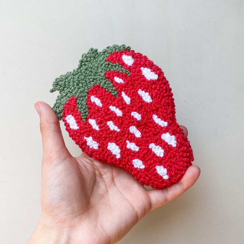 Strawberry Rug - Etsy