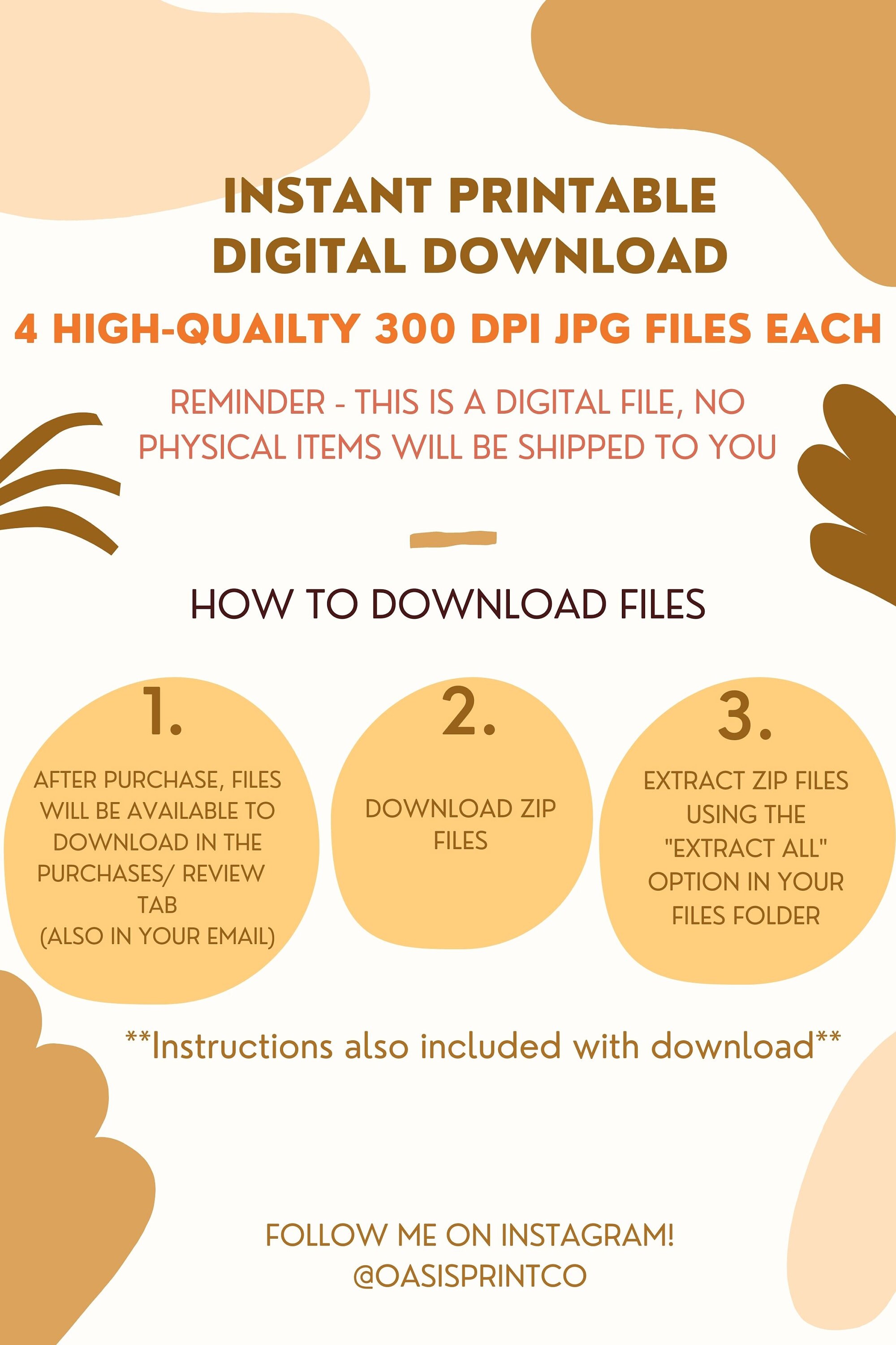 Halloween Art Printables Bundle Set of 6 Printable Wall Art | Etsy