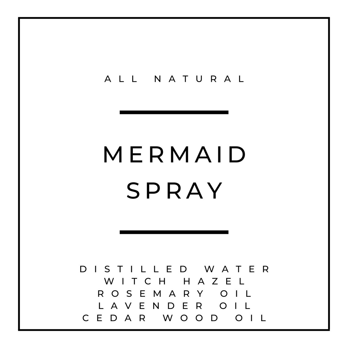 Mermaid Hair Spray Mermaid Spray Hair Spray Hair Growth - Etsy