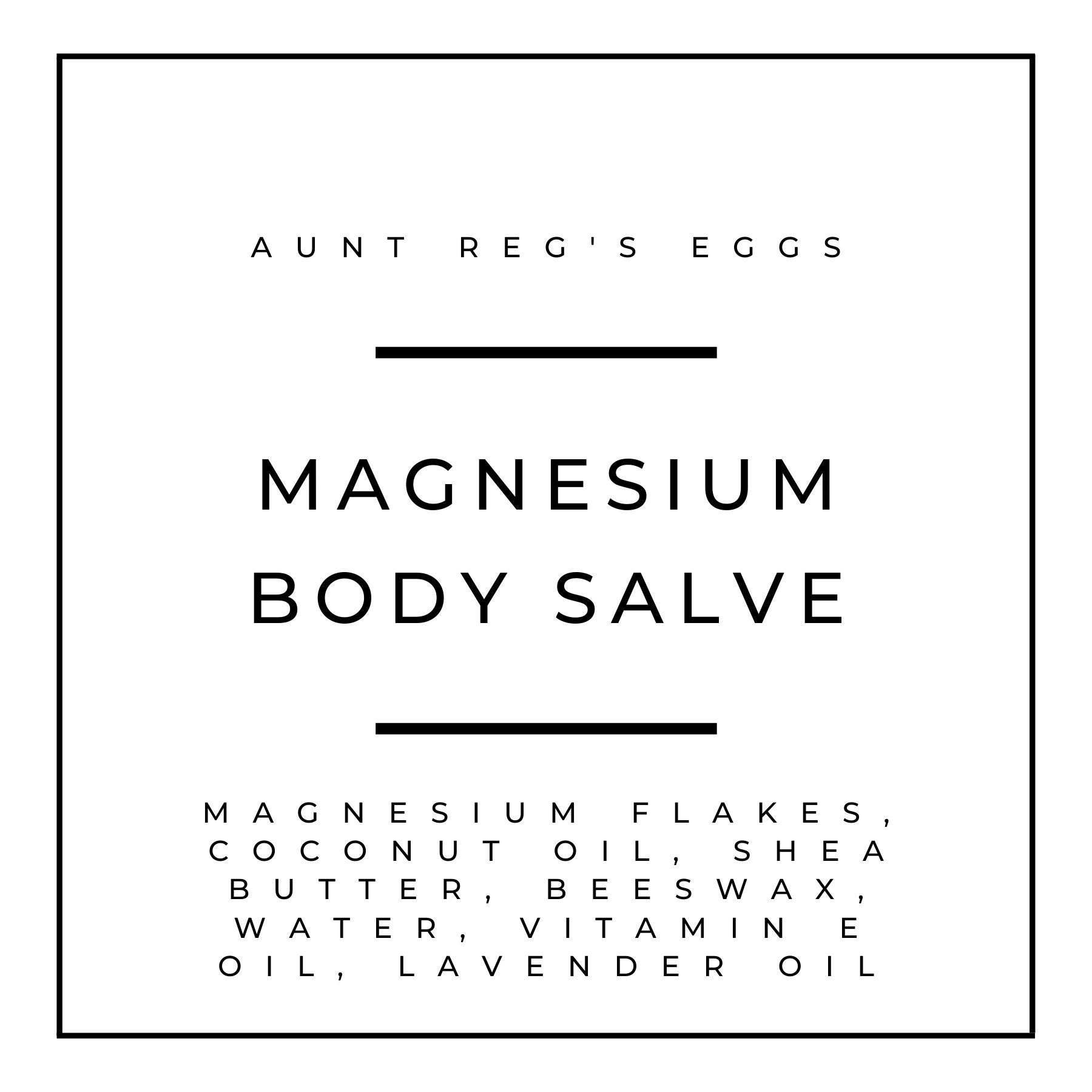 Magnesium Salve Sizes & Jars Vary Avon Jar Magnesium Shea - Etsy