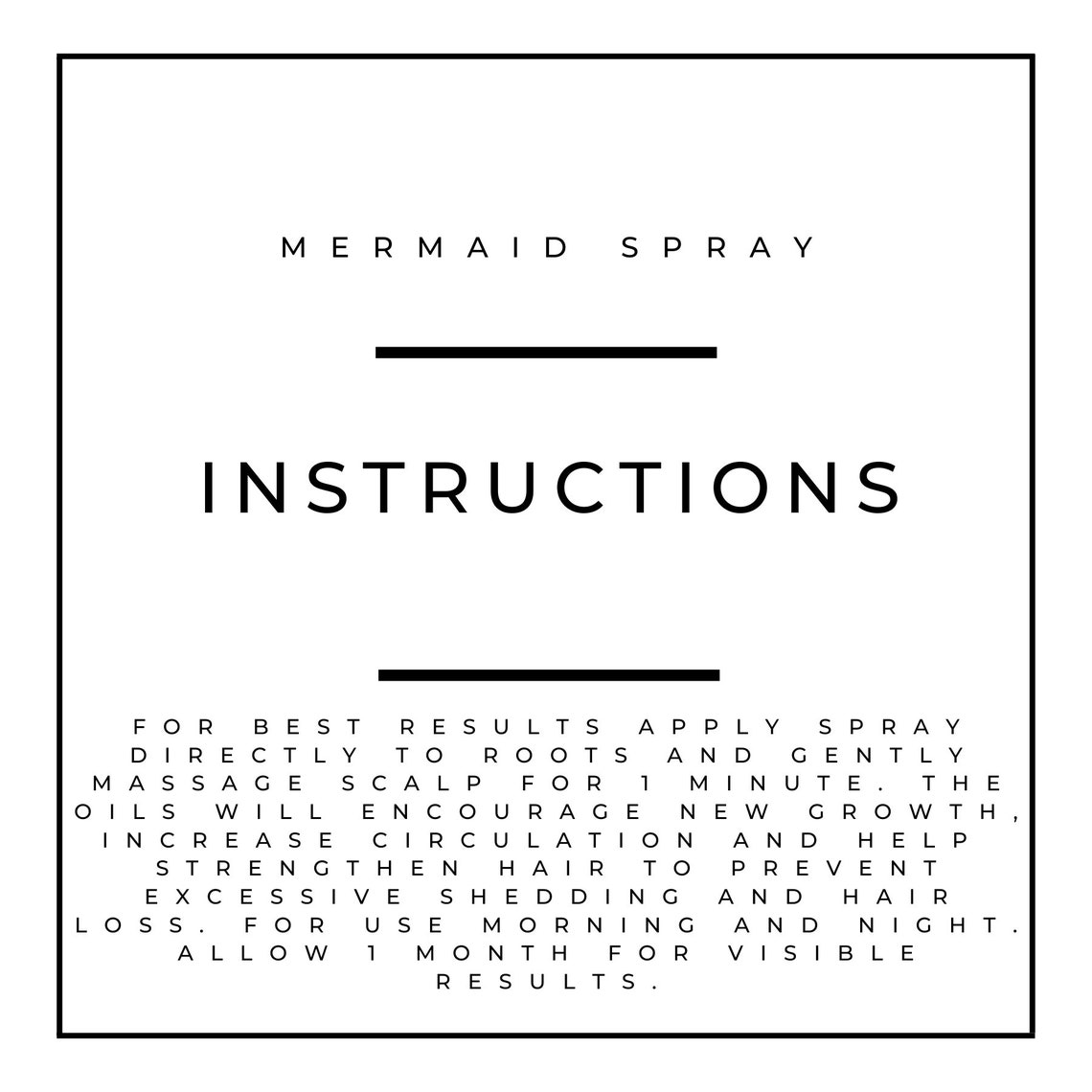 Mermaid Hair Spray Mermaid Spray Hair Spray Hair Growth - Etsy