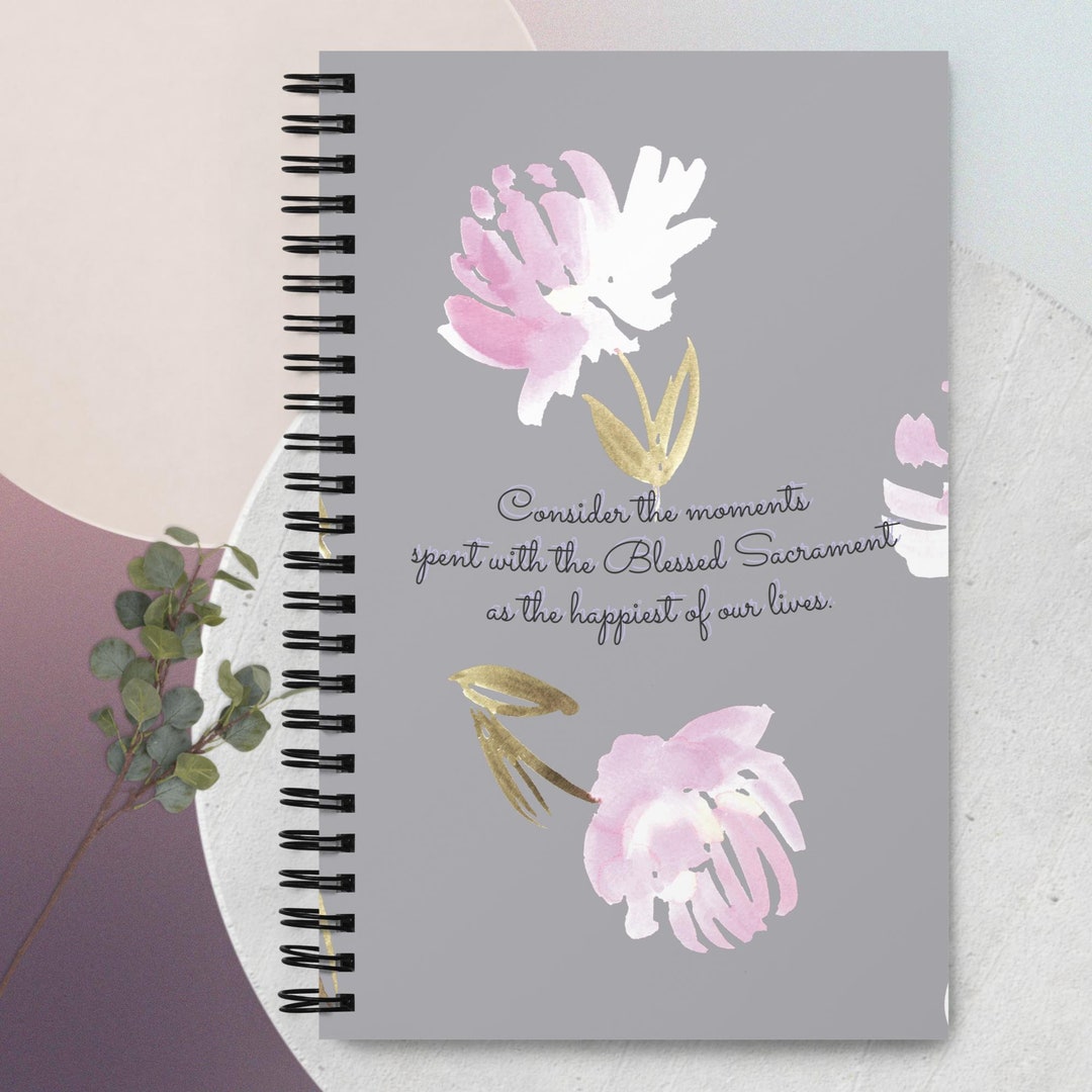 Blessed Sacrament Spiral Notebook - Etsy