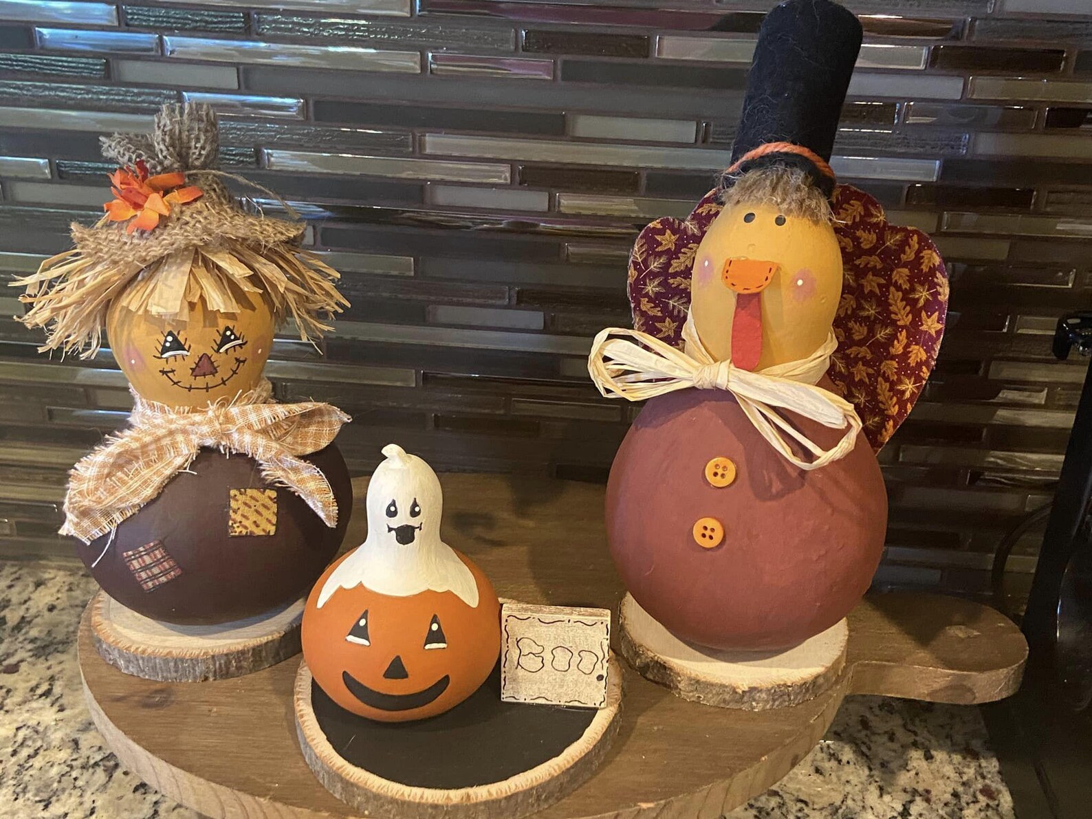 Hand Painted Fall Gourds - Etsy