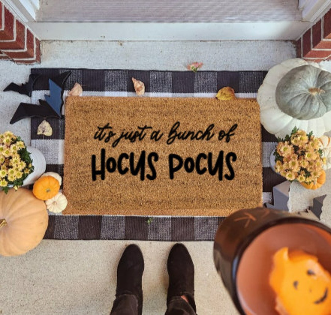Its Just a Bunch of Hocus Pocus Doormat, Sanderson Sister Doormat ...