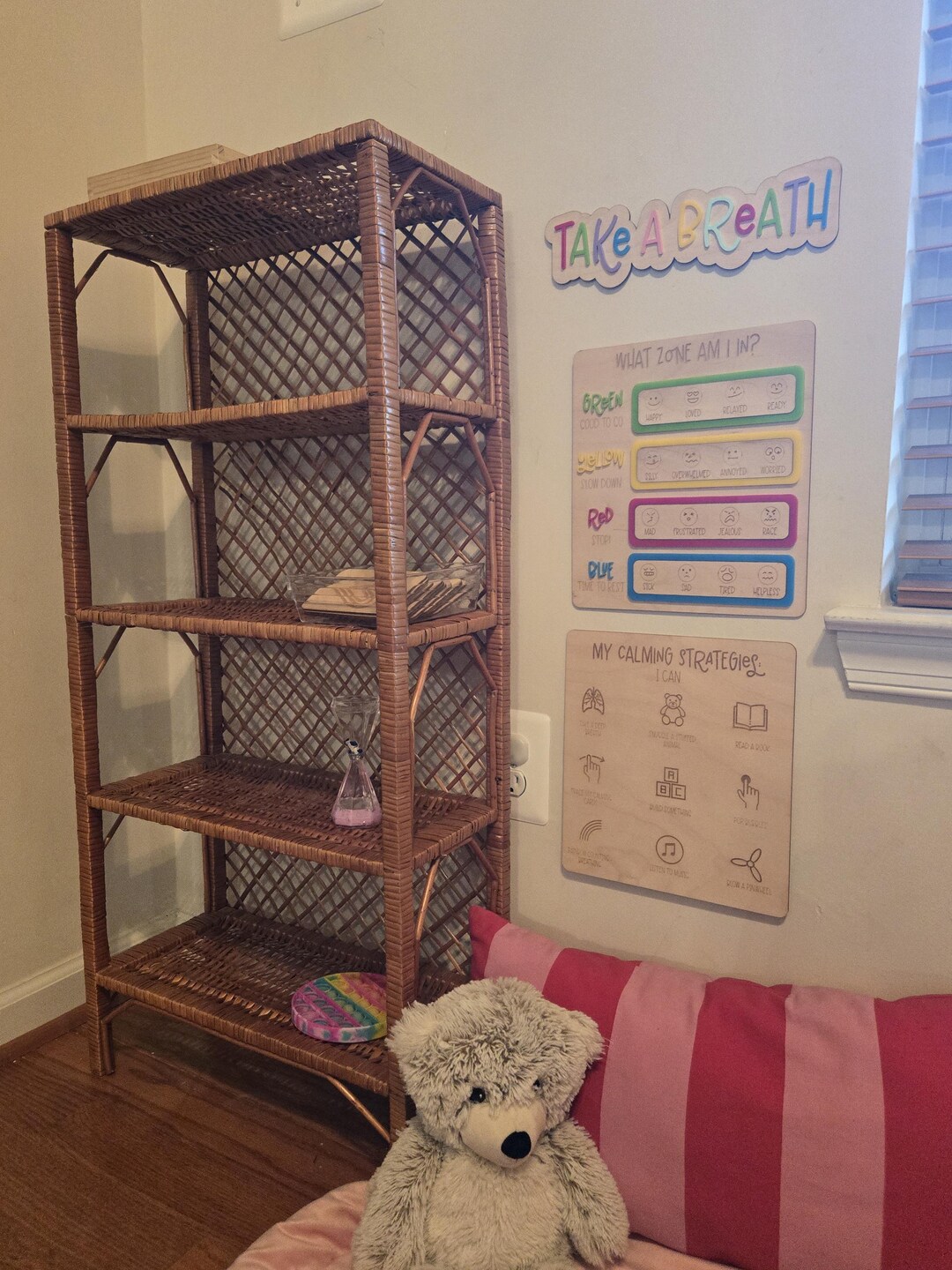 Calm Down Corner Sign Bundle, Take a Breath, What Zone Am I in Sign ...