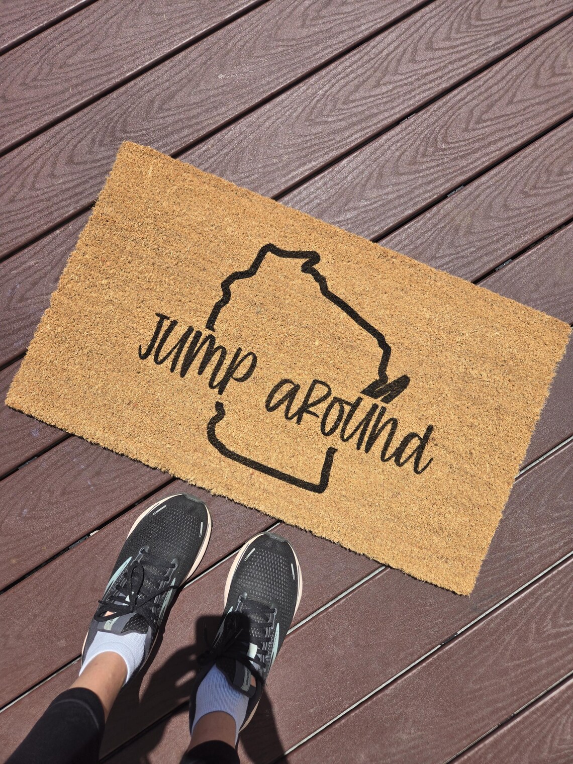 Jump Around Doormat, Wisconsin Badgers Doormat, Wisconsin Doormat ...