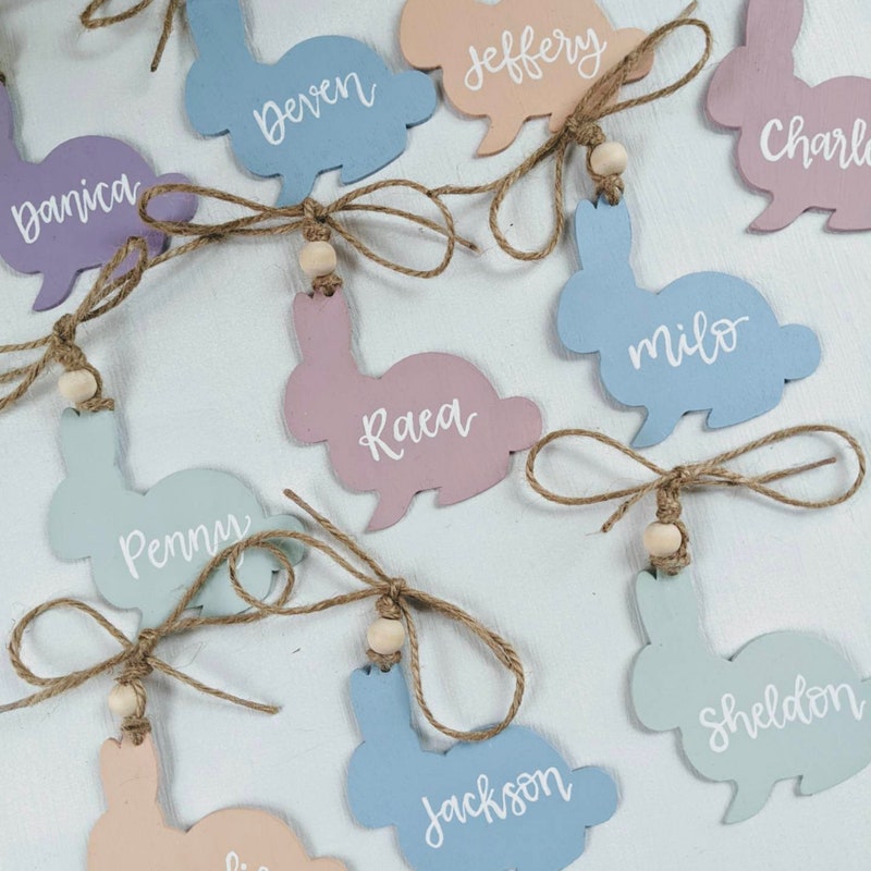 Easter Bunny Tags - Etsy
