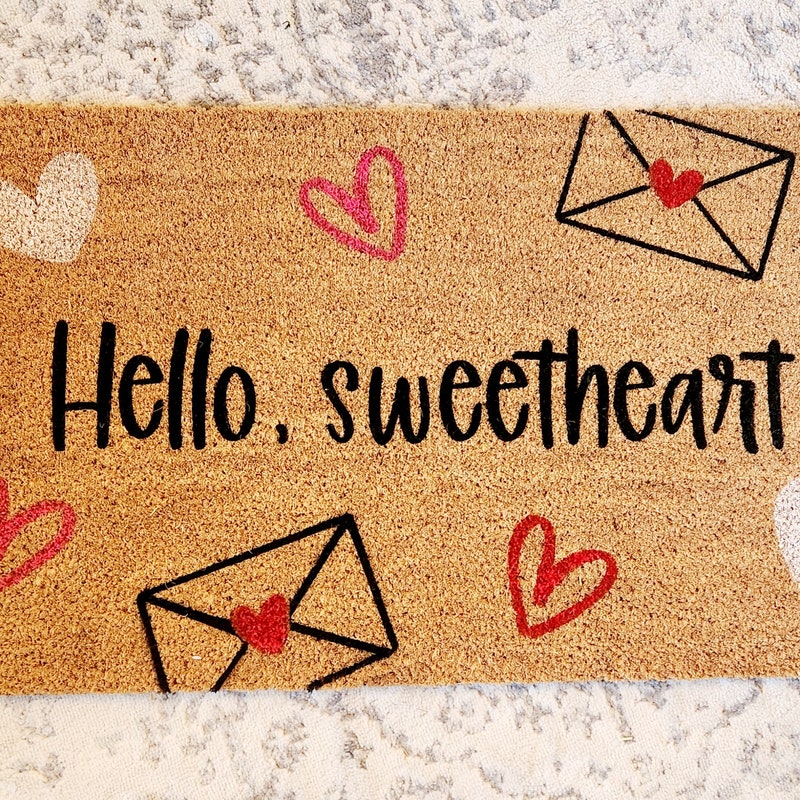 Heart Doormat - Etsy