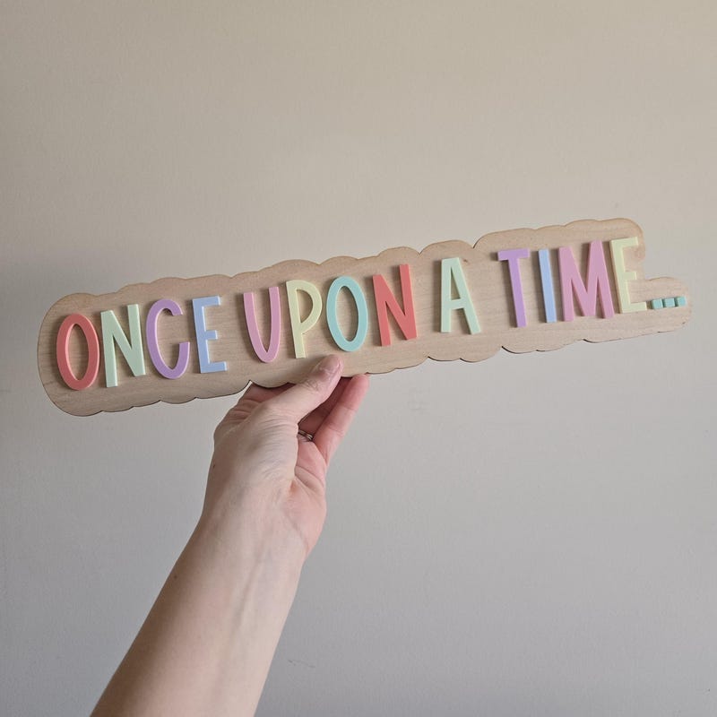 Once Upon a Time Sign - Etsy