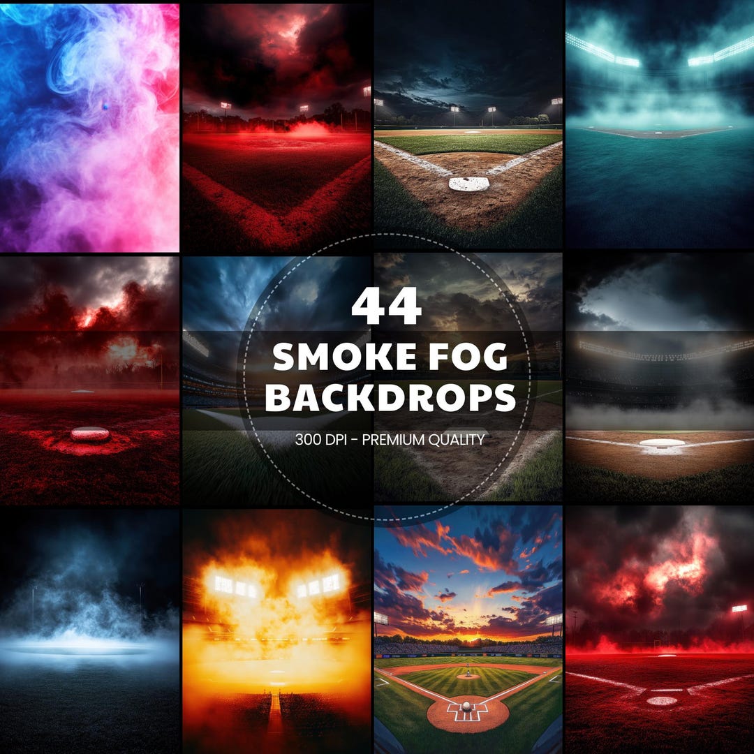 44 Baseball Background and Stadium Overlays for Photographers, Digital ...