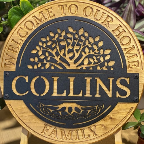 Custom Family Tree Name Sign Personalized Name Sign Custom - Etsy