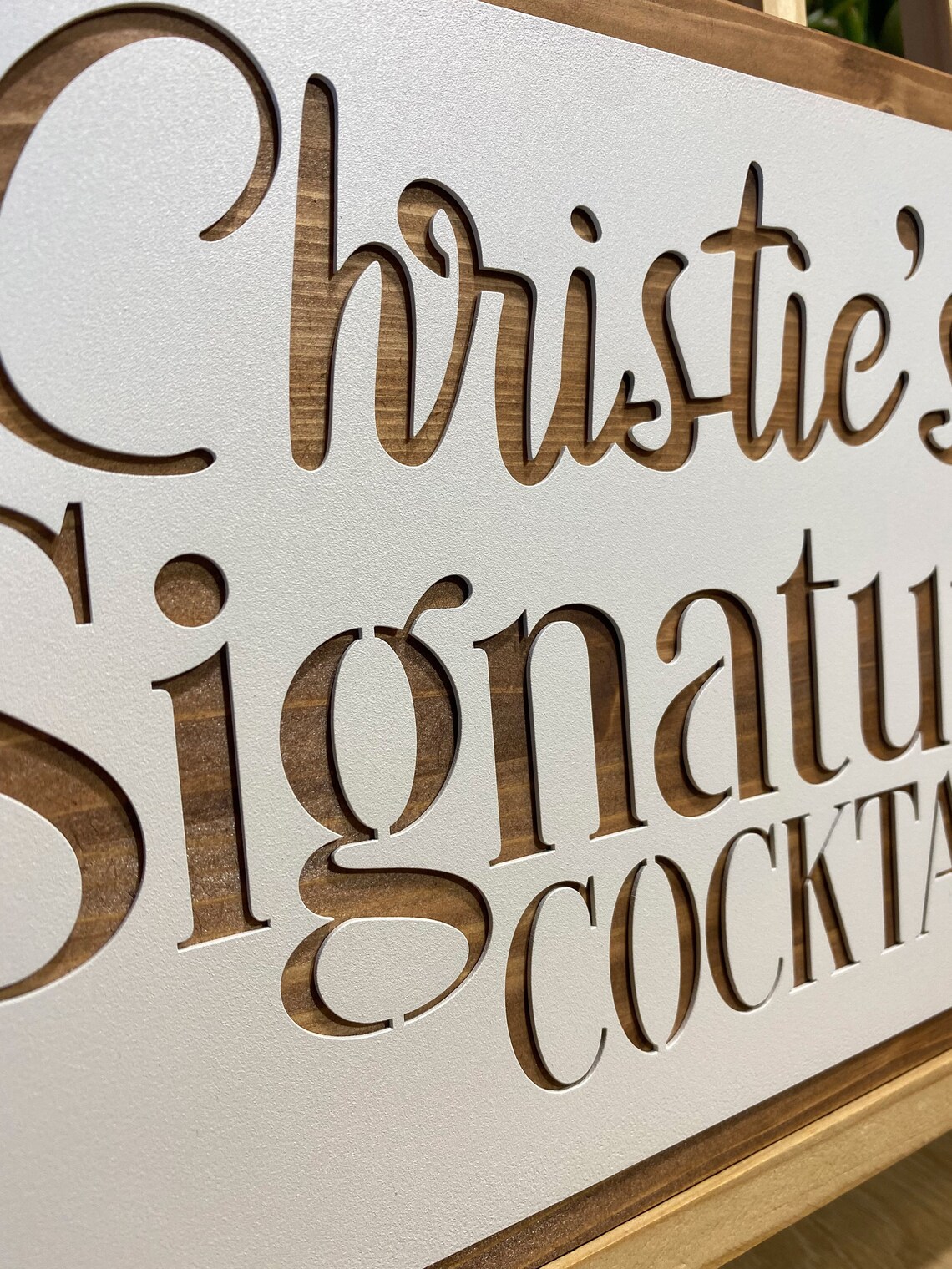 Custom Bar Name Sign, Home Bar Sign, Family Cocktail Name Sign ...