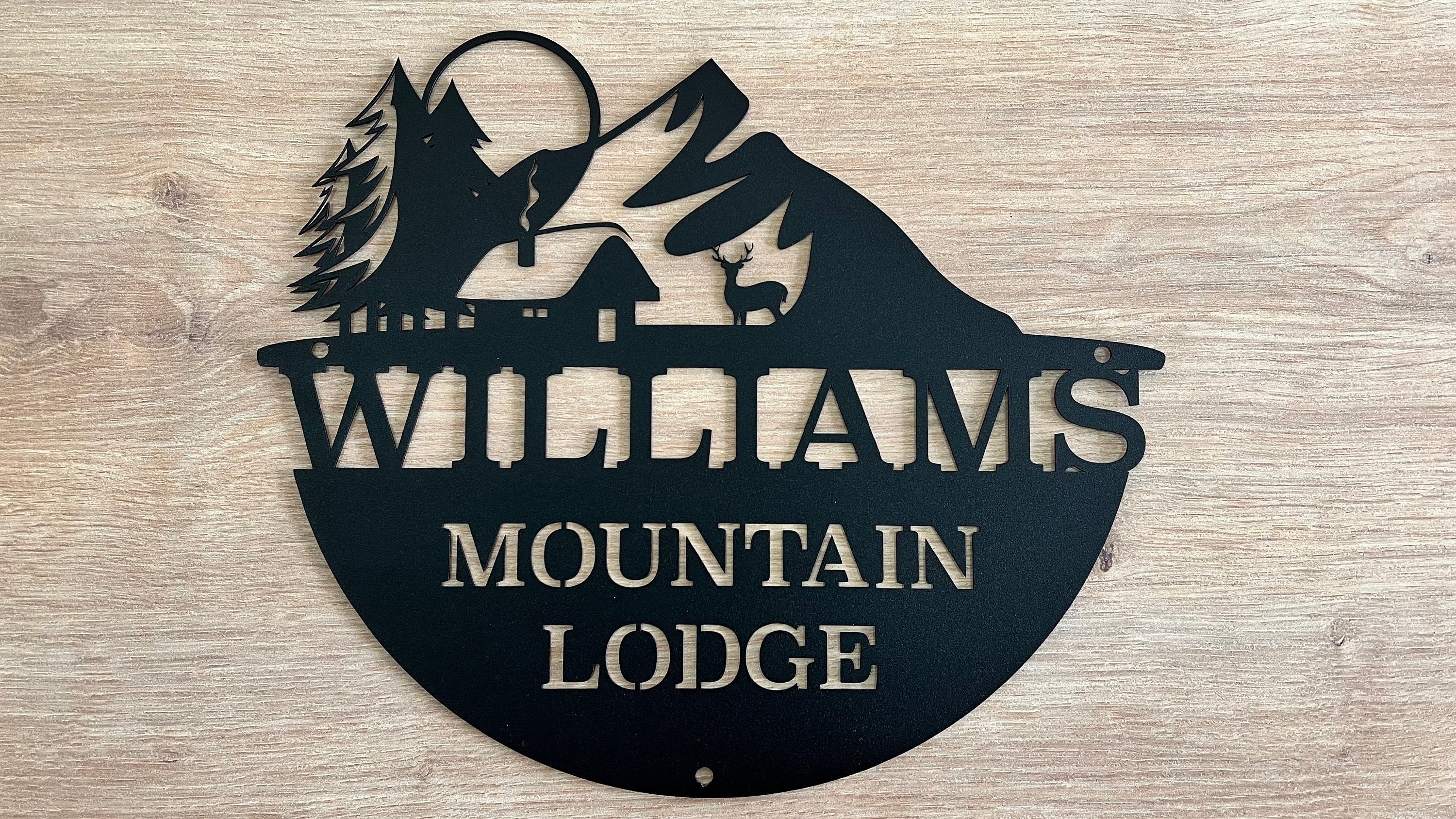 Personalized Family Cabin Sign Custom Lodge Name Sign - Etsy