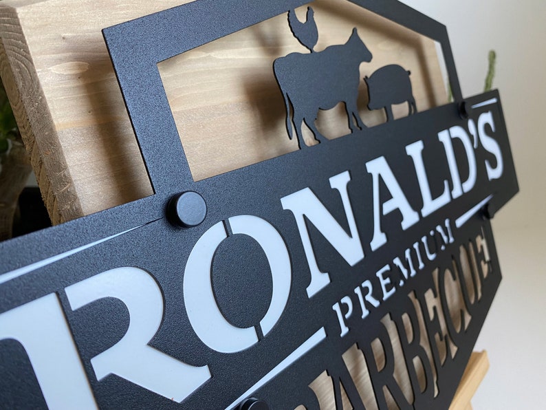 Personalized BBQ Sign Backyard BBQ Sign Custom BBQ Sign - Etsy