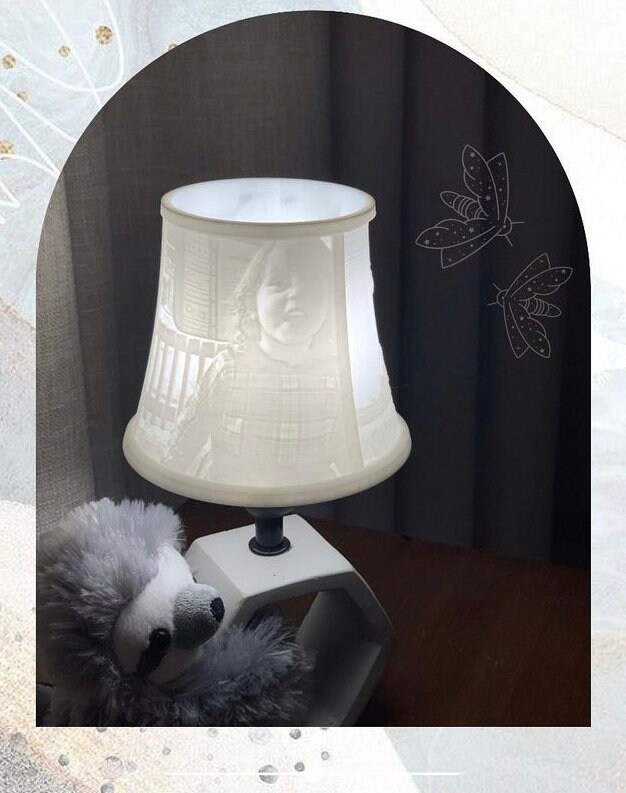 Custom 3D Printed Image Lampshade Lamp Light - Etsy