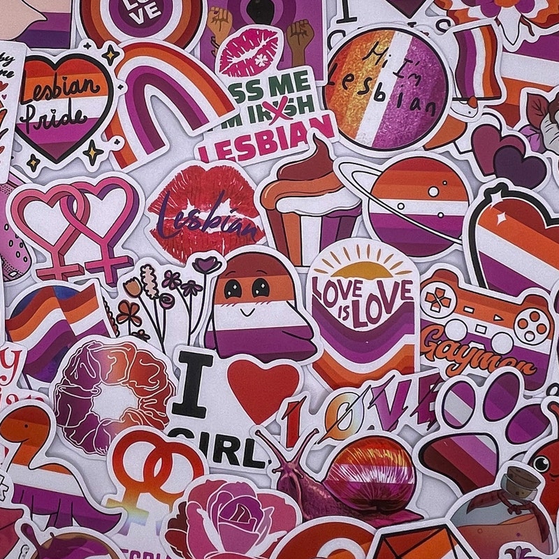 Lesbian Sticker Etsy Uk