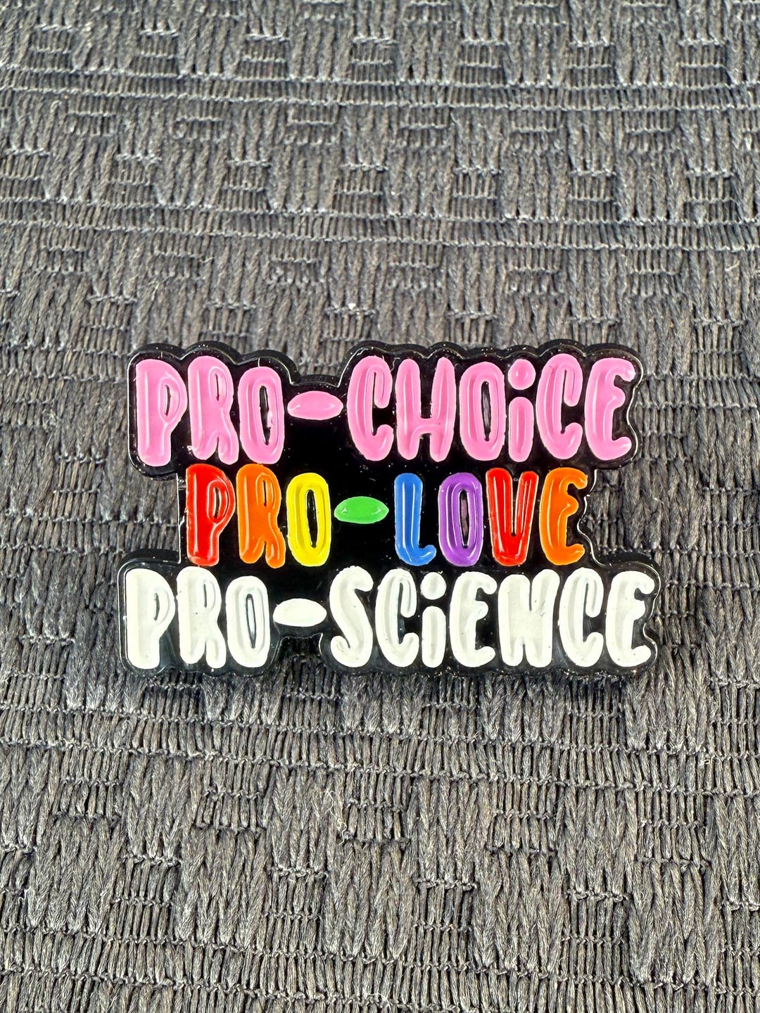 Pro Choice | Pro Love | Pro Science | Feminist Enamel Pin | Women's ...
