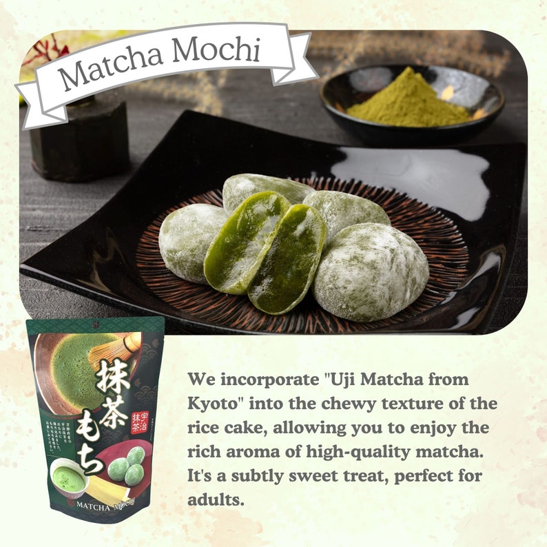 Japanese Mochi Set 130g Premium Traditional Japanese Rice Cakes Wagashi ...