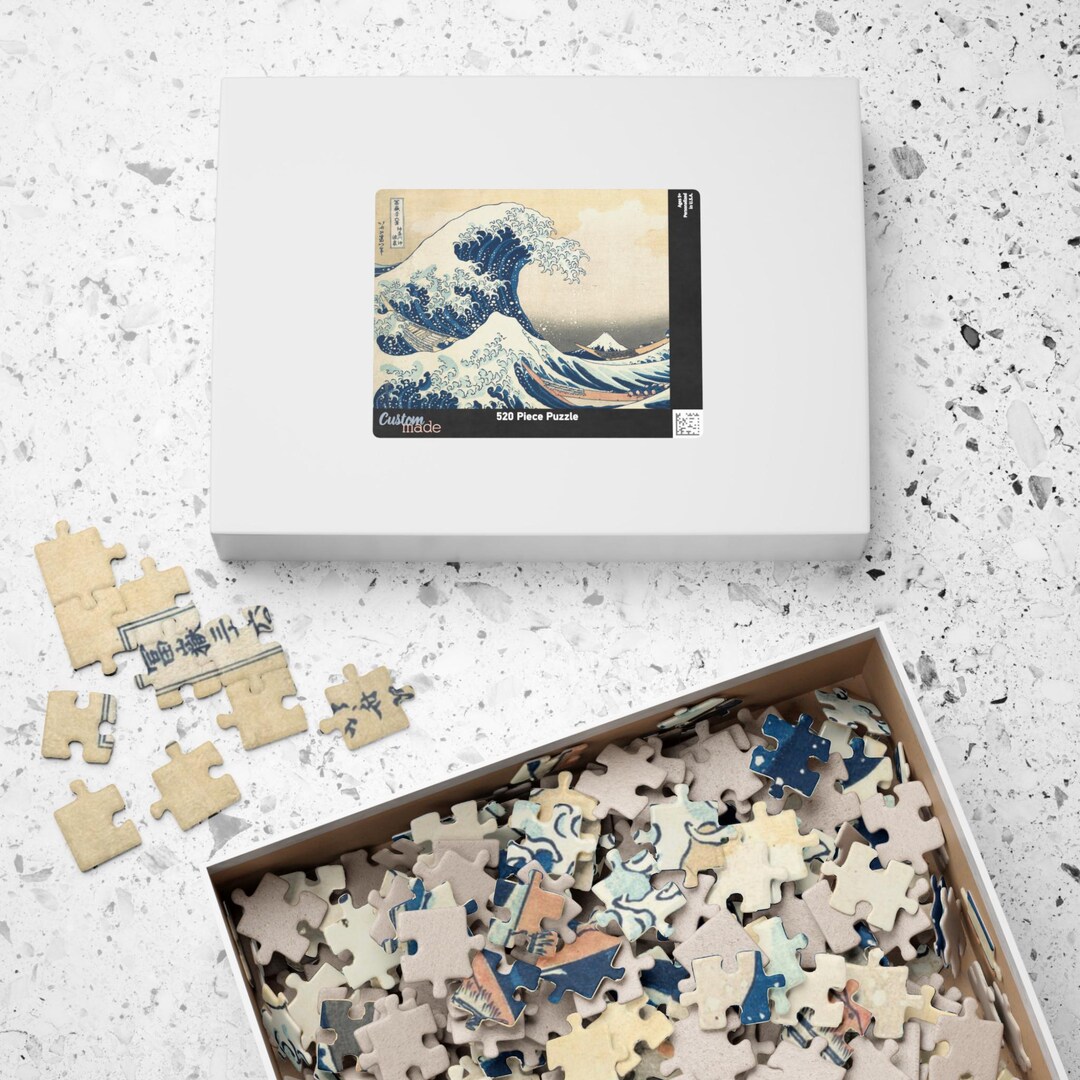 Hokusai the Great Wave off Kanagawa Puzzle (110, 252, 520, 1014-piece ...