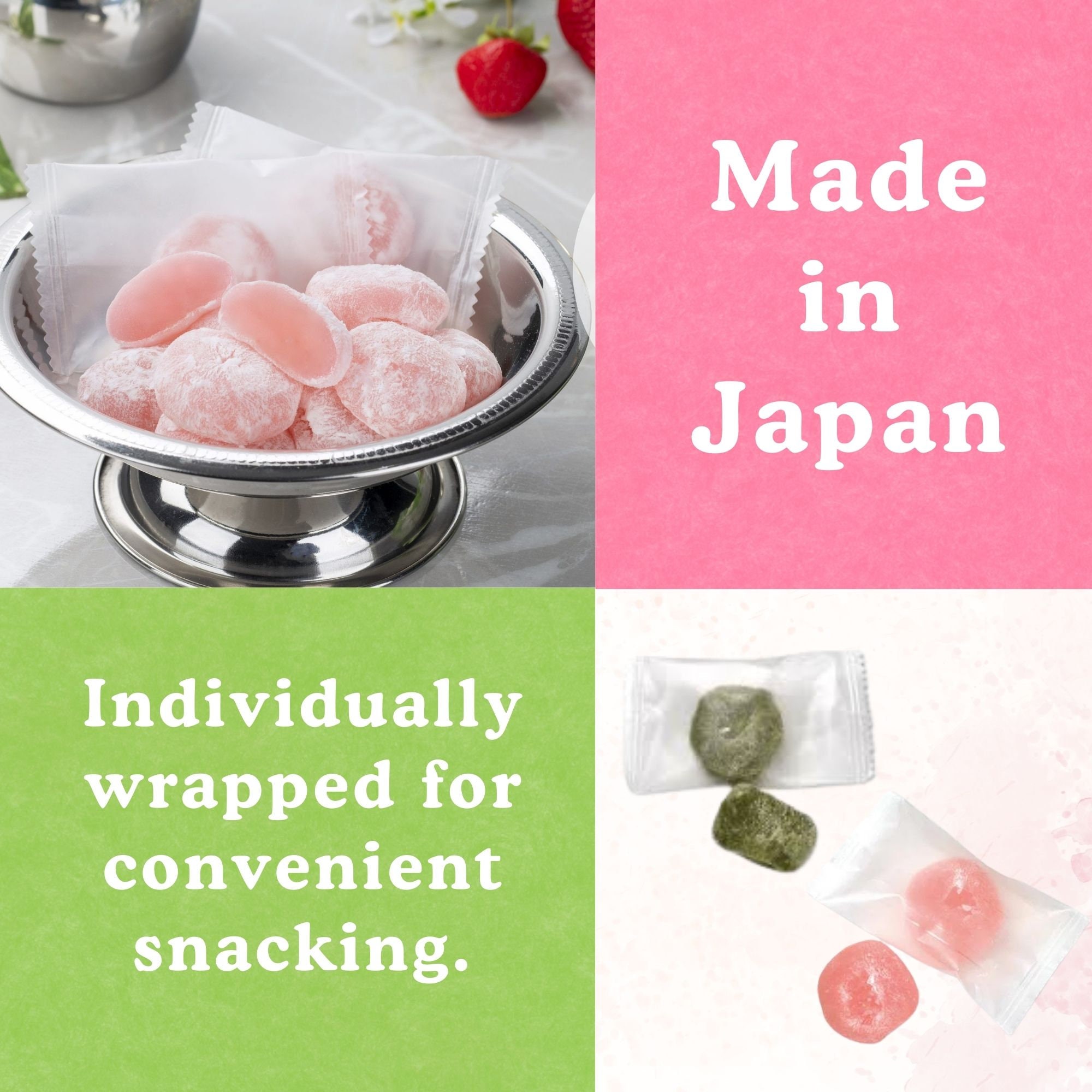 Japanese Mochi Set 130g Premium Traditional Japanese Rice Cakes Wagashi ...