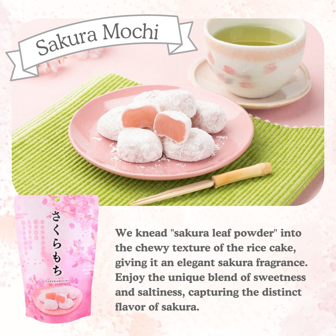 Japanese Mochi Set 130g Premium Traditional Japanese Rice Cakes Wagashi ...