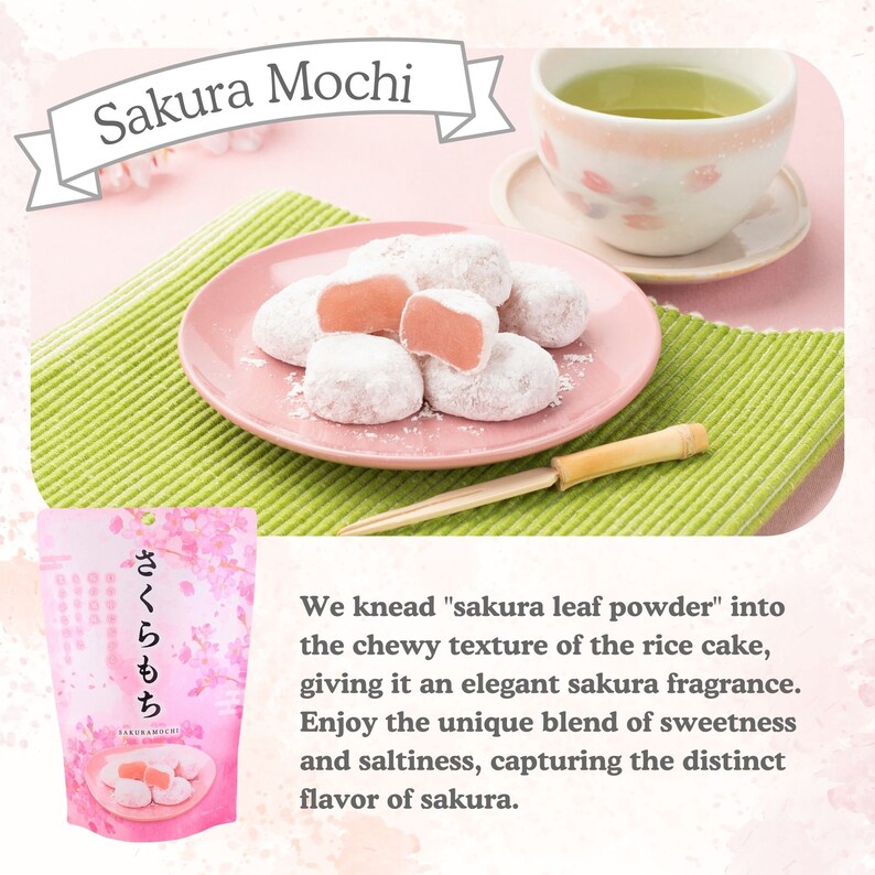 Japanese Mochi Set 130g Premium Traditional Japanese Rice Cakes Wagashi ...
