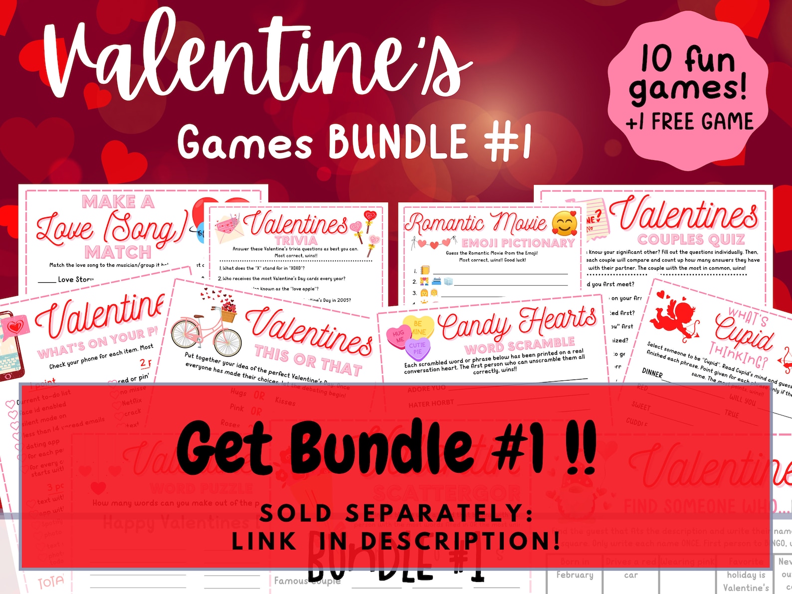 Valentines Day Party Games BUNDLE 5 Game Bundle Printable Etsy valentines-day-party-games-bundle-5-game-bundle-printable-etsy