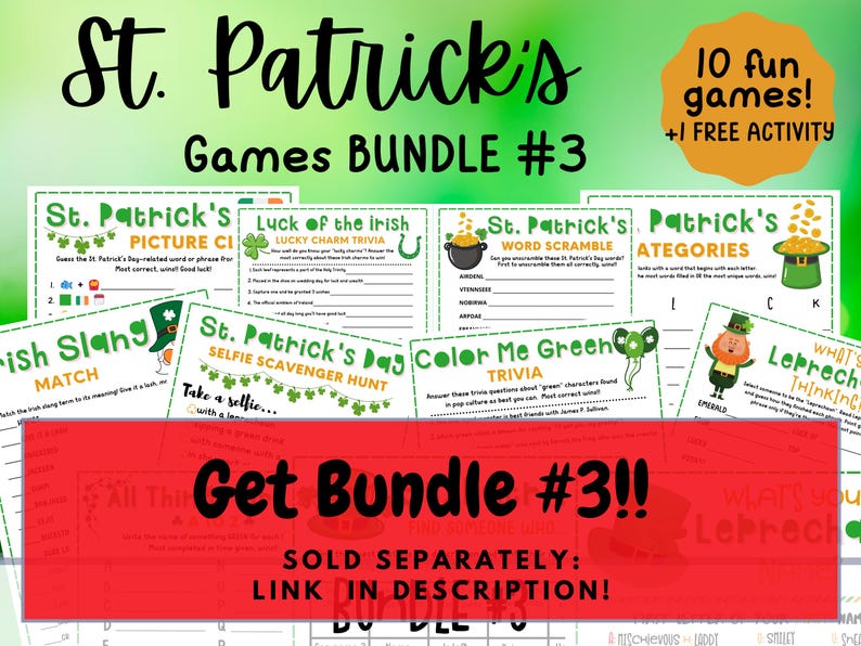 St. Patrick's Day IRISH SLANG MATCH Game (printable) - Etsy