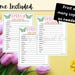 Spring WORD SCRAMBLE Game - Printable Spring Season Party Game - Word ...