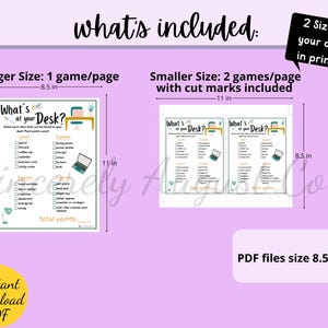 Office DESK SCAVENGER HUNT Game: Printable Teambuilding Activity ...
