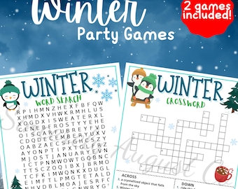 Winter TRIVIA Game - Printable Winter Season Party Game - Fun Winter ...