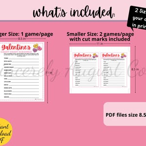 Galentine's Candy Hearts WORD SCRAMBLE Game (digital Download) - Etsy