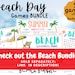 Beach Day WORD SEARCH - Beach Party Game - Printable Beach Day Activity ...