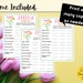 Spring Season THINK FAST Game Printable Spring Party Games Fun Think ...