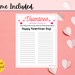 Valentine's Day WORD PUZZLE Game Valentines Day Party Game Printable ...