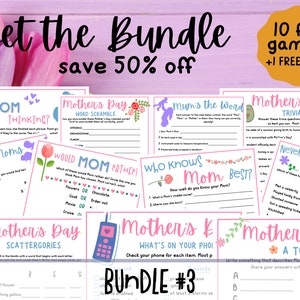 FAMOUS TV MOMS Mothers Day Match Mothers Day Party Game - Etsy