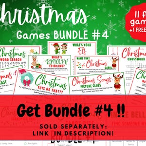 Christmas FIND SOMEONE Who BINGO Game: Kids & Adults (digital Download ...