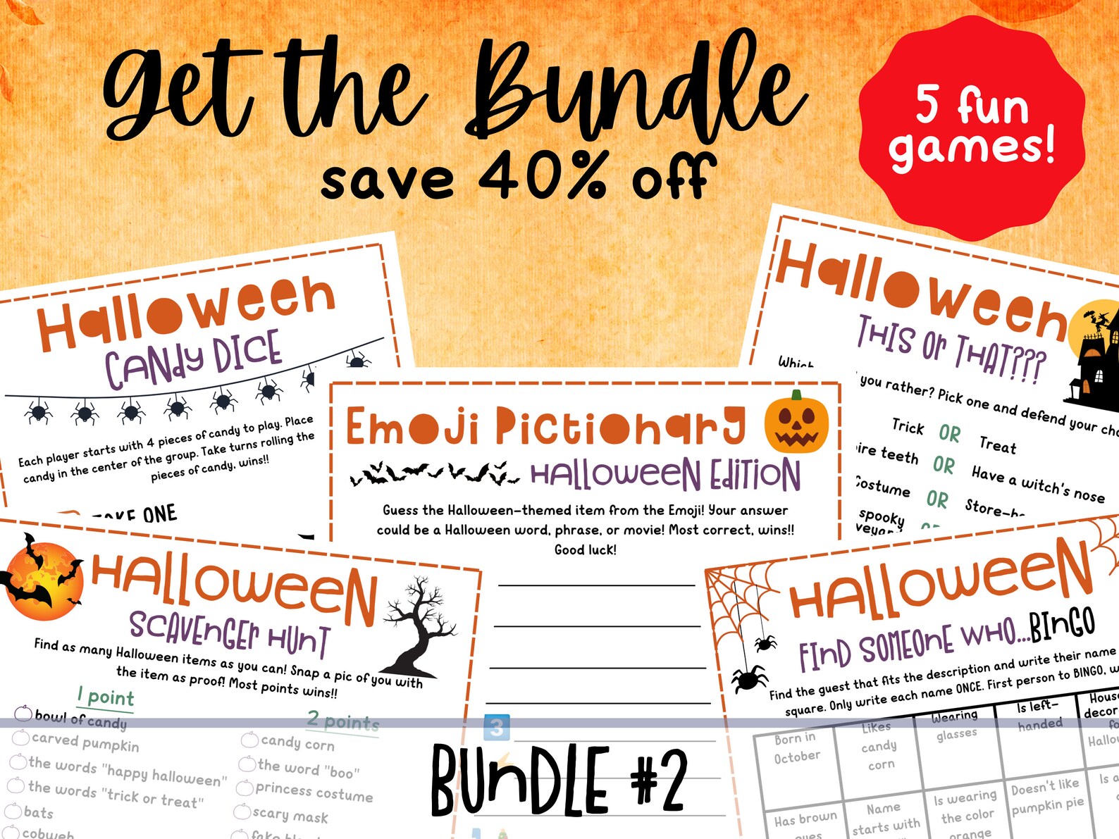 Halloween THIS OR THAT Halloween Party Game Halloween Would You Rather ...