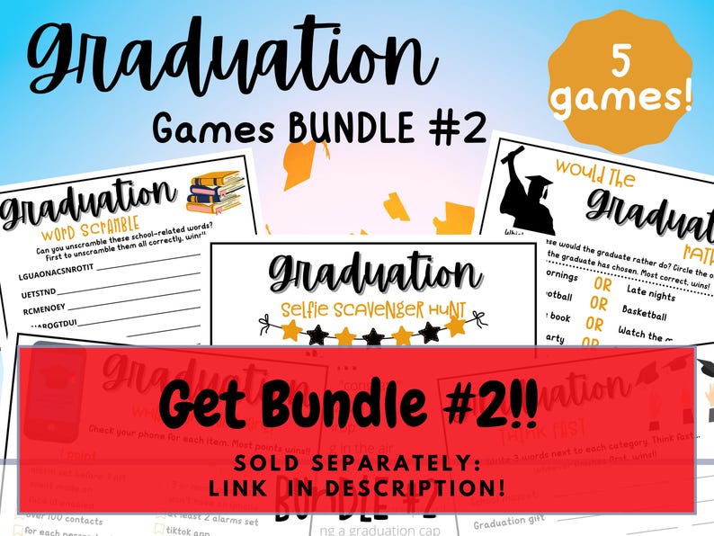 THINK FAST Graduation Game - Graduation Party Game - College Graduation ...