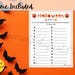A TO Z Halloween Party Game - Printable Halloween Party Activity ...