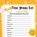 New Year's Eve WORD SCRAMBLE Game - New Years Party Game - Printable ...