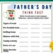 THINK FAST Fathers Day Game Printable Fathers Day Activity Fathers Day ...