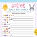 Easter EMOJI PICTIONARY Game Easter Party Game Printable Easter ...